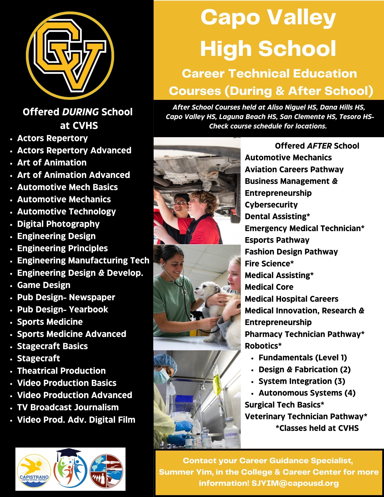 Capistrano Valley High School - College and Career Advantage (CCA)